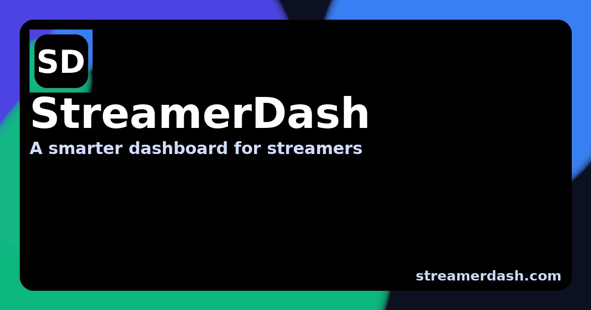 StreamerDash — AI Streaming Dashboard for Twitch, Kick & YouTube